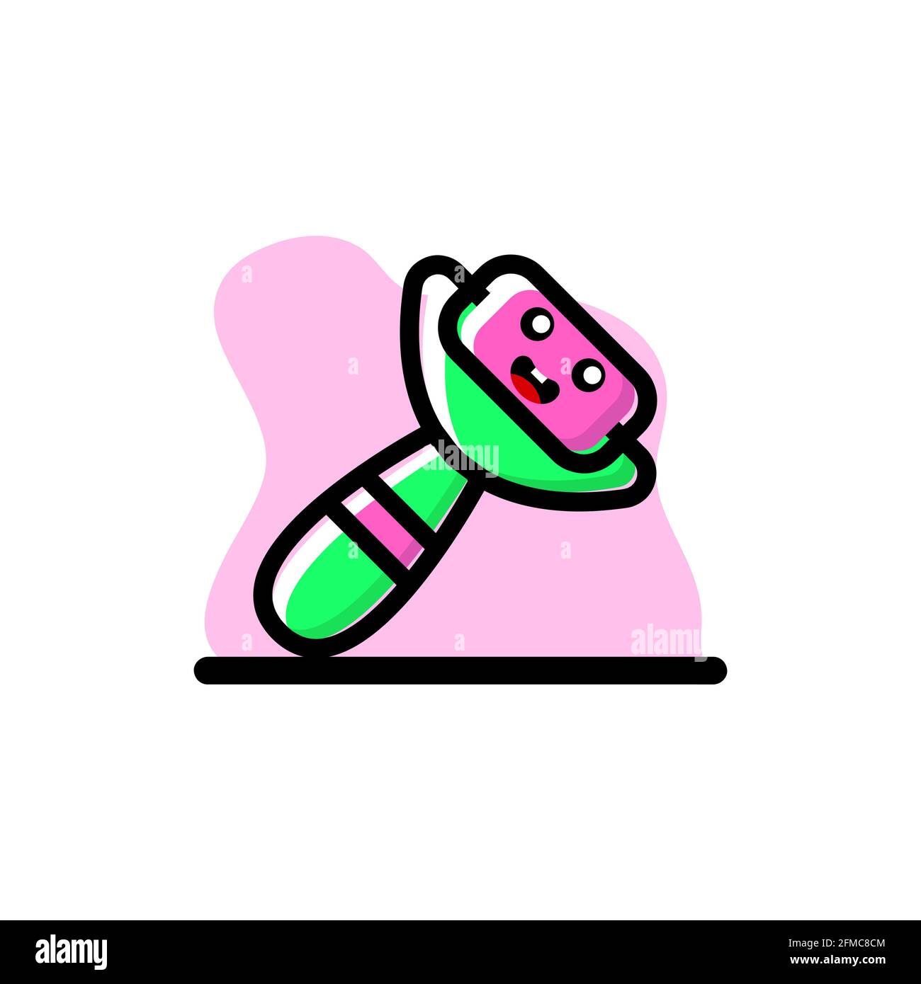 Cute Baby Face Roller Conceptual Vector Character Design eps10 great ...