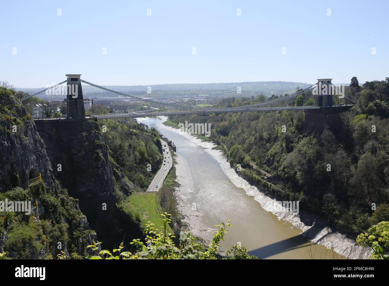 The Clifton Suspension Bridge is a suspension bridge spanning the Avon ...