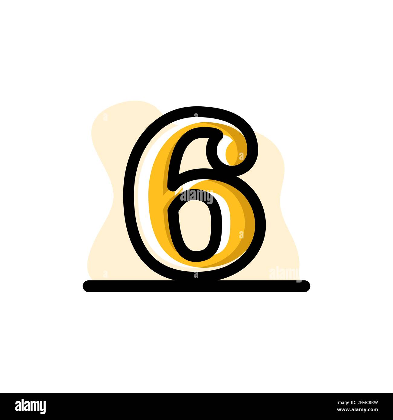 Icon 6 vector vectors hi-res stock photography and images - Alamy