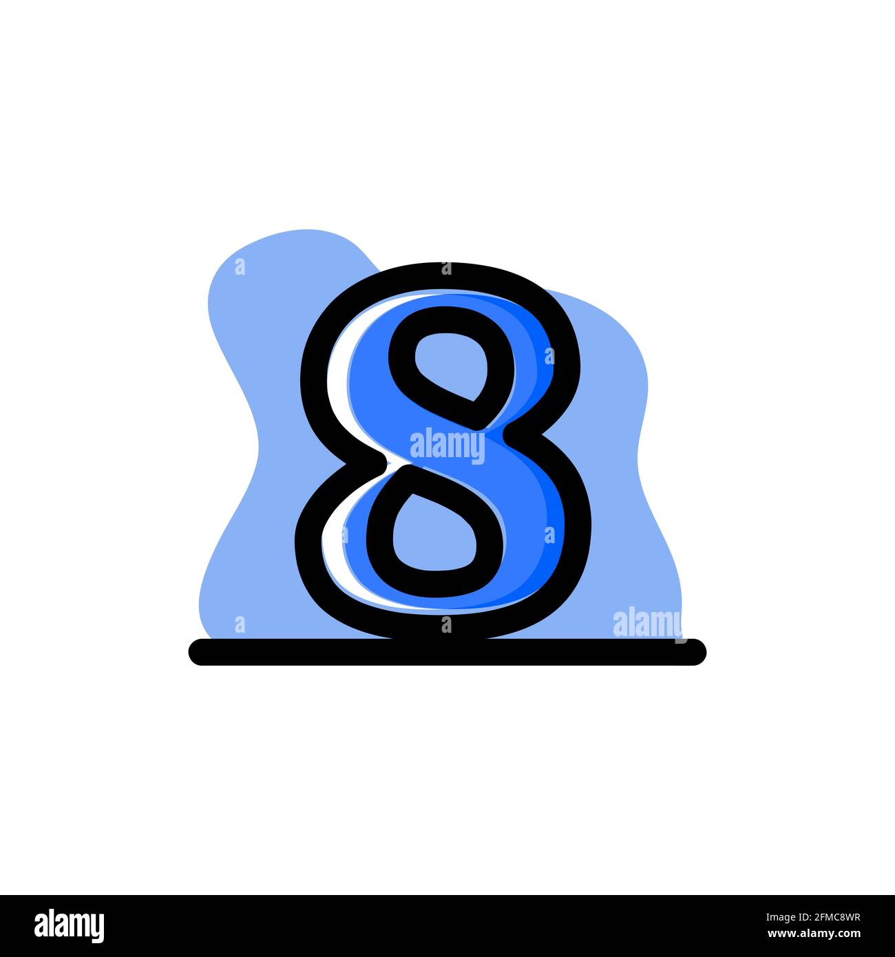 Number symbol Stock Vector Images - Alamy