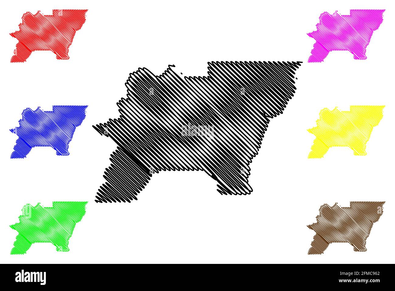 Baker city oregon map hi-res stock photography and images - Alamy