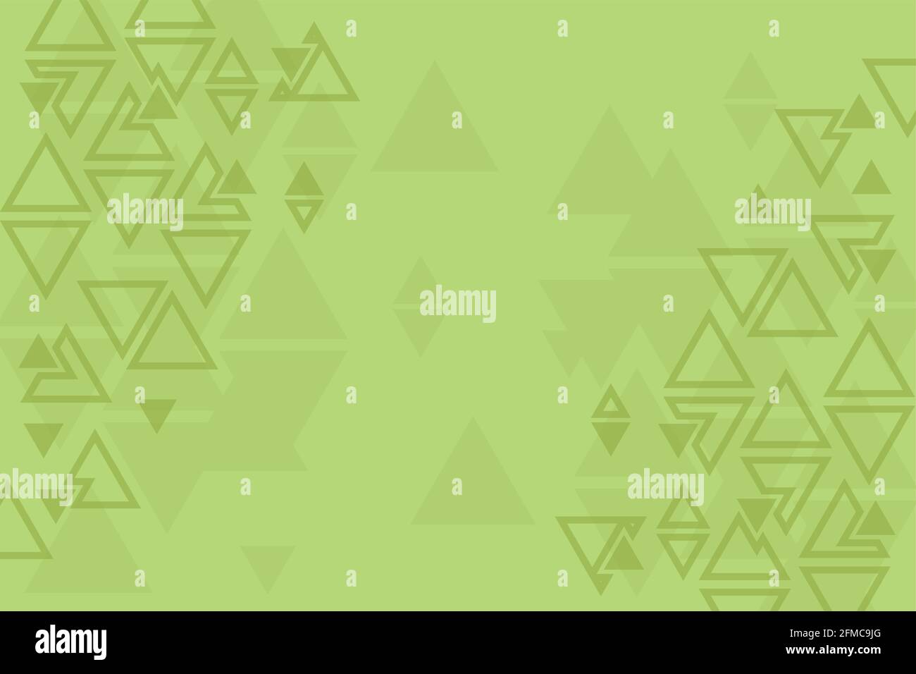 Abstract background, green pattern, symmetrical geometric shapes ...