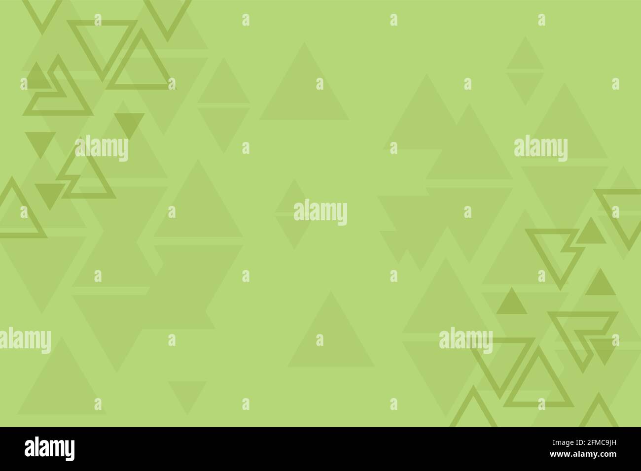 Abstract background, green pattern, symmetrical geometric shapes ...