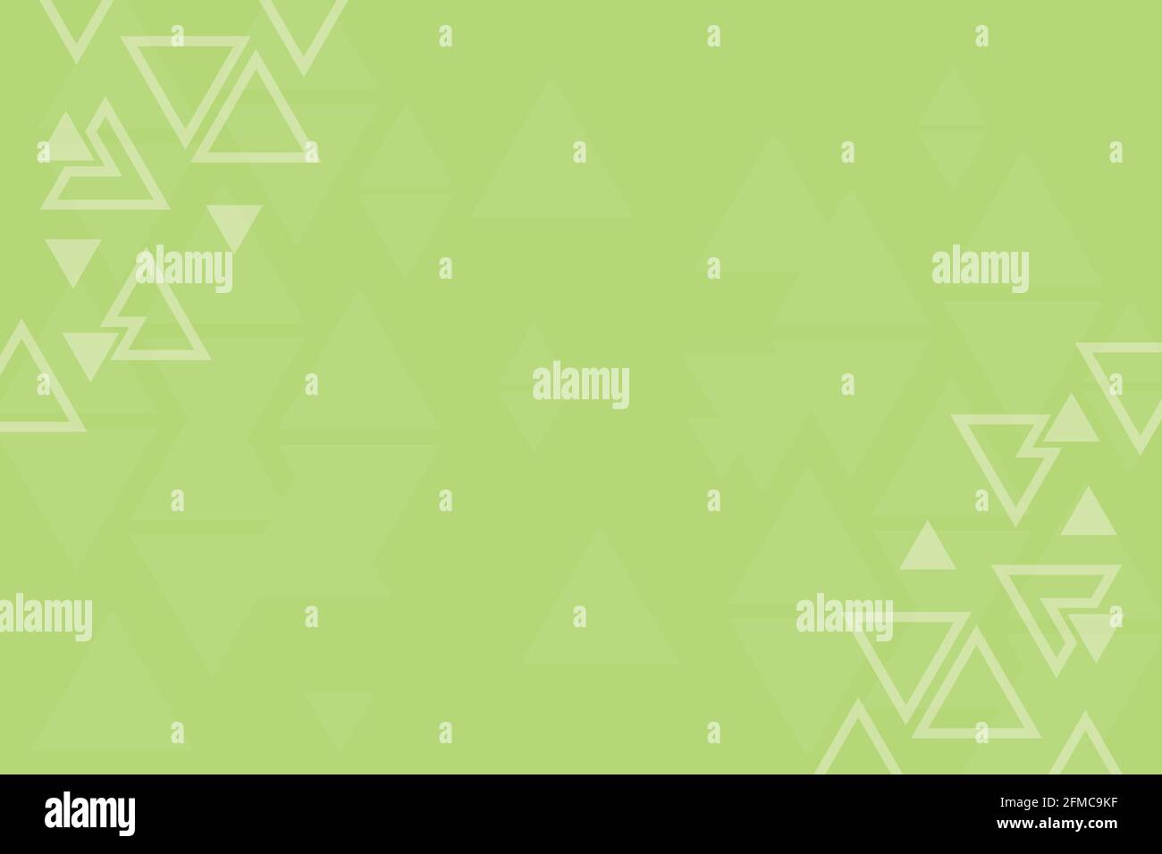 Abstract background, green pattern, symmetrical geometric shapes ...