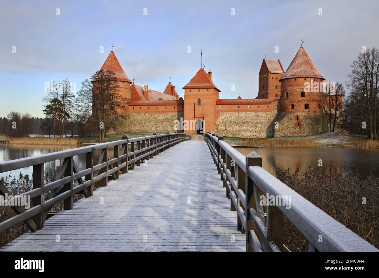 Trakai island castle snow hi-res stock photography and images - Alamy
