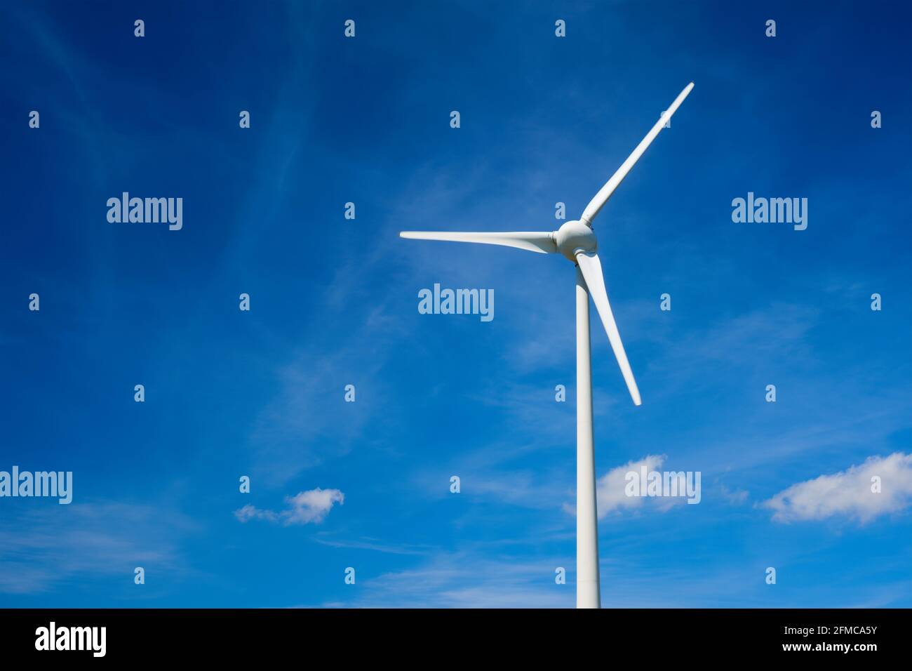 Wind generator turbines in sky Stock Photo - Alamy