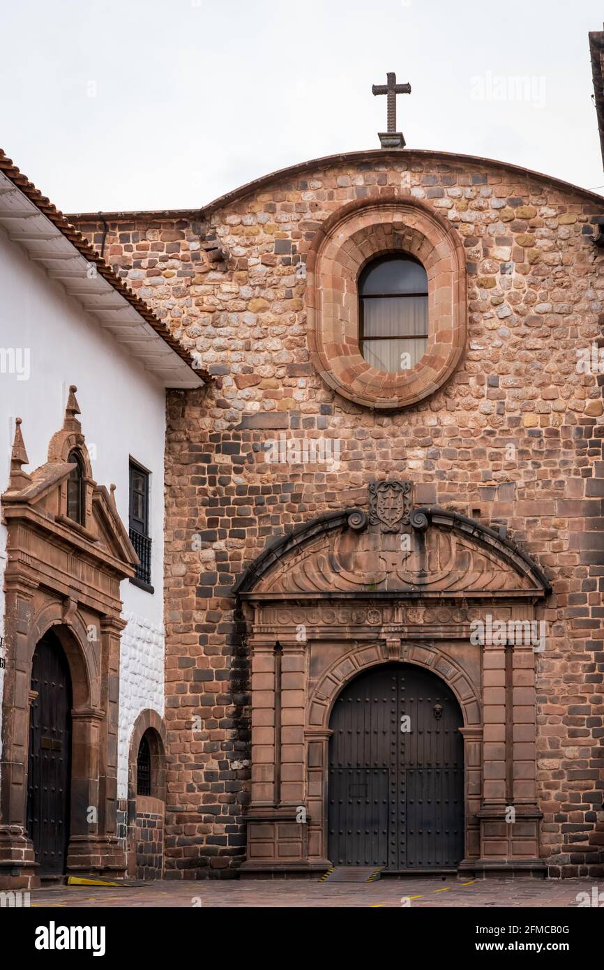 Colonial architecture dominates Plaza de Armas in Cusco, Peru Stock ...
