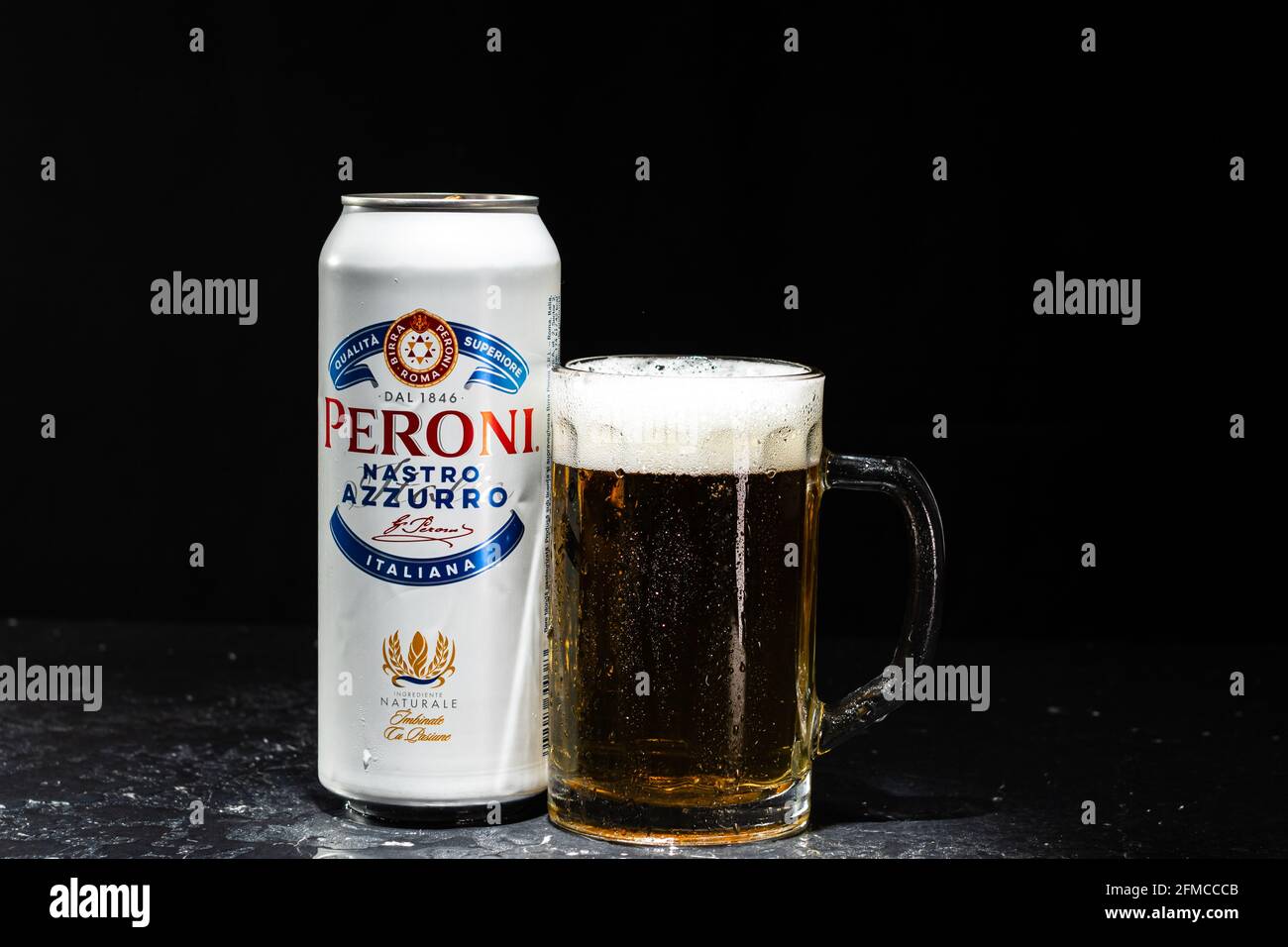 Peroni can hi-res stock photography and images - Alamy