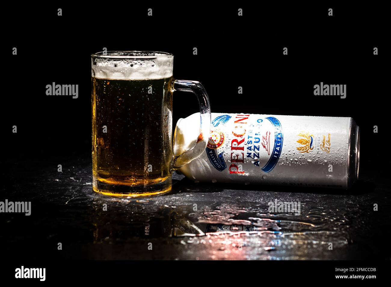 Peroni can hi-res stock photography and images - Alamy