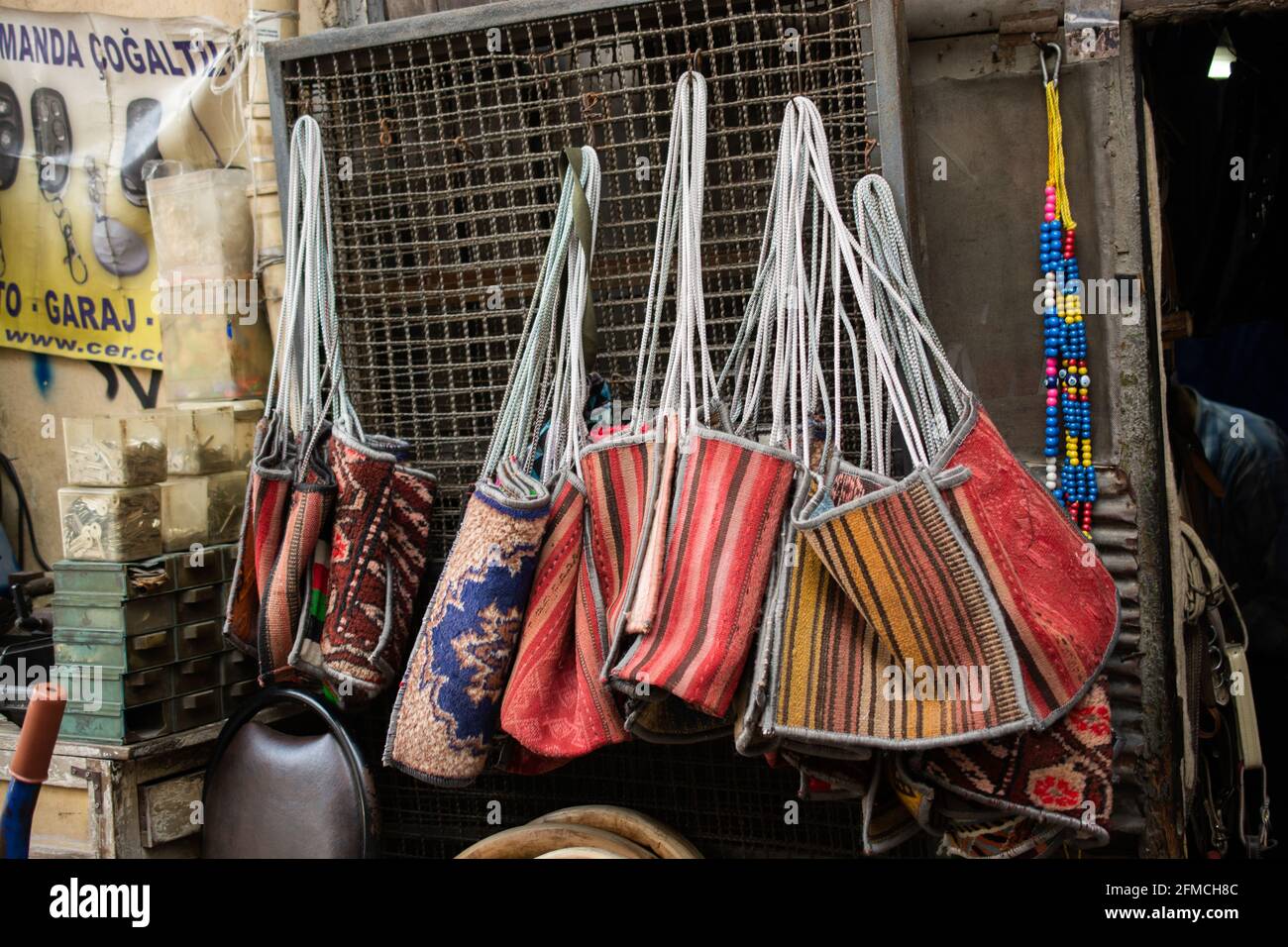 Traditional turkish handmade bags Stock Photo - Alamy