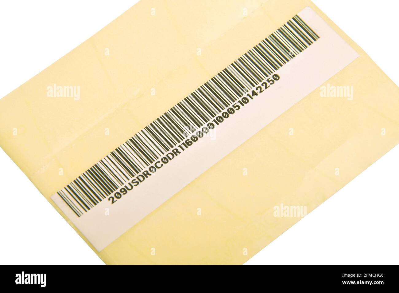 Sticker barcode paper black and white, isolated on white background ...