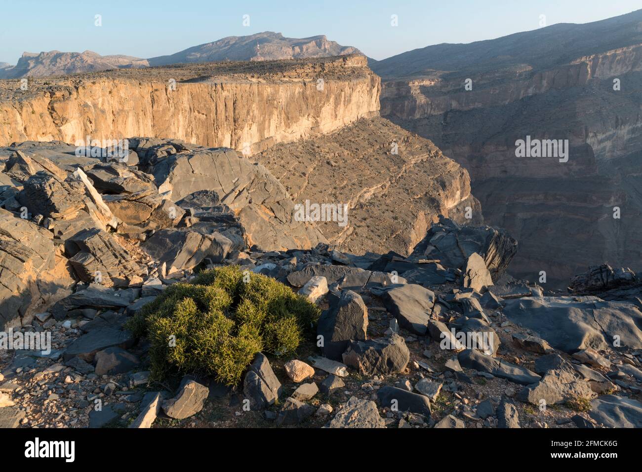 Jebel Shams, the Grand Canyon of Arabia. Al Dakhiliyah Region, Oman ...