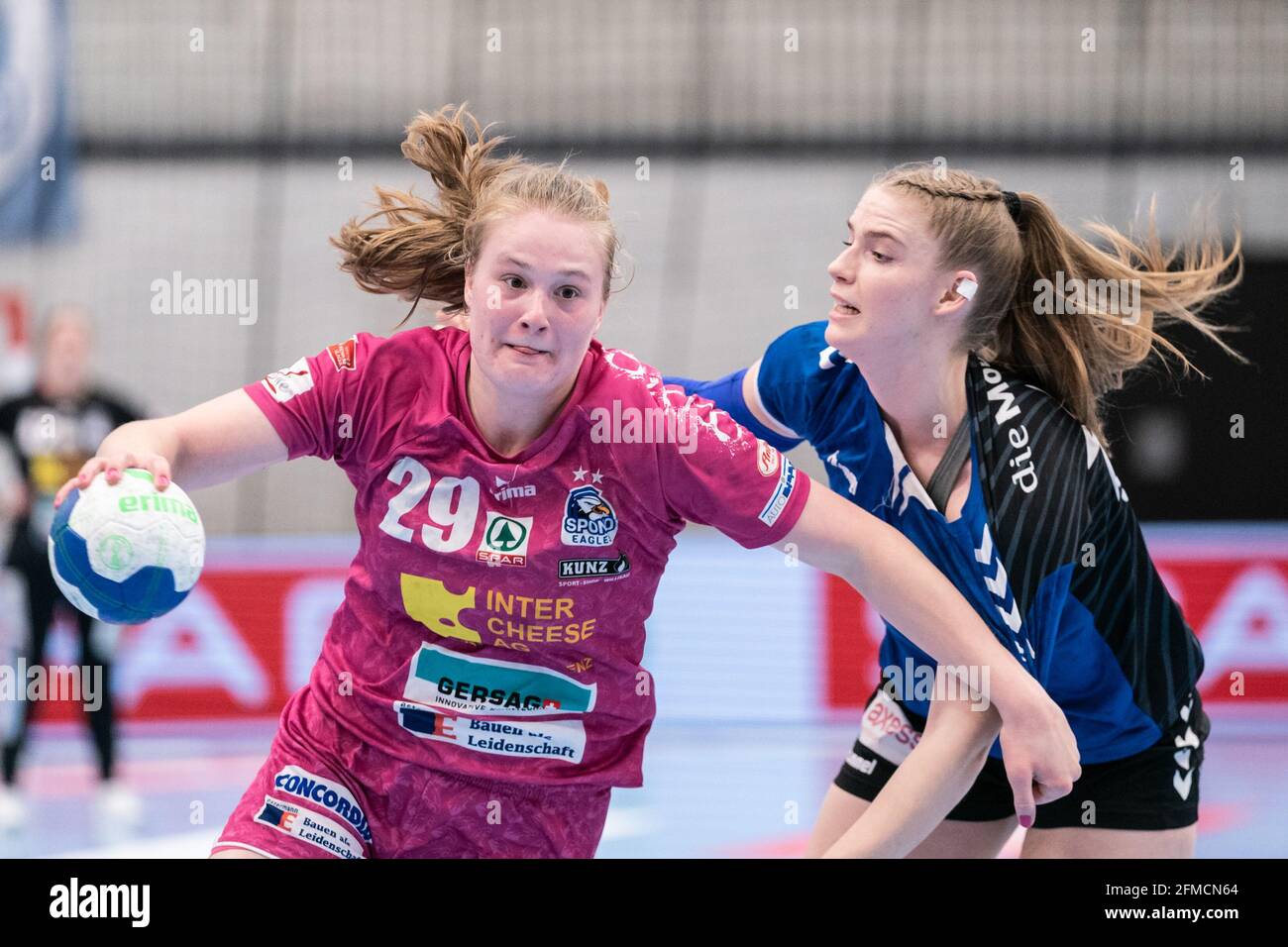 May 8th, 2021, Guemlingen, Mobiliar Arena, Cup final women: LK Zug ...