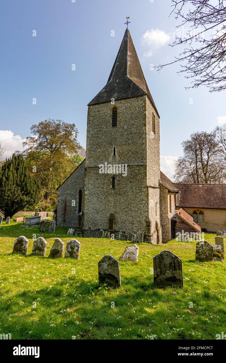 A different view of the St. John the Baptist Church, Findon, West ...