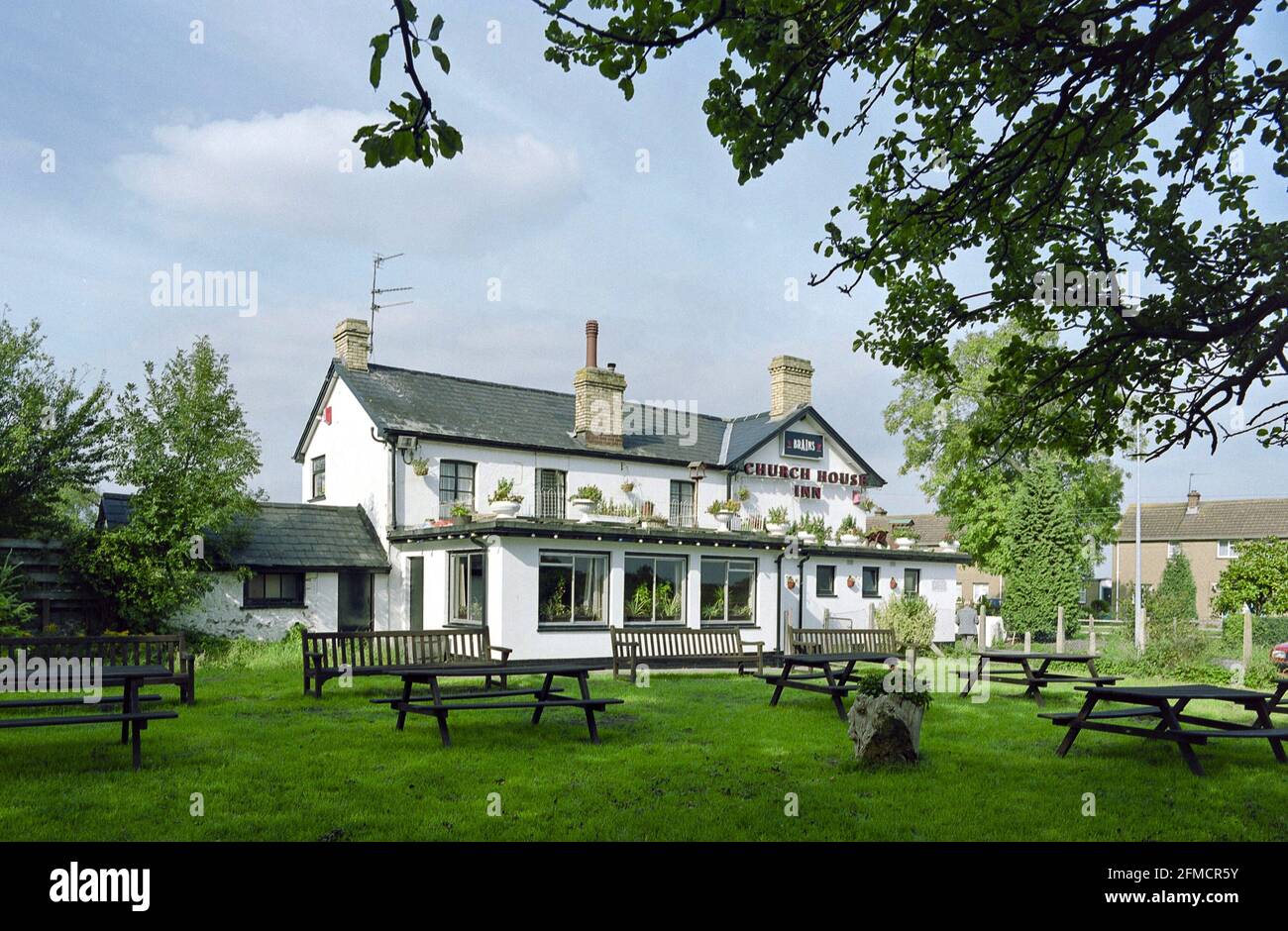 Church House Inn, St Brides Wentloog, Cardiff, 1989 Stock Photo - Alamy