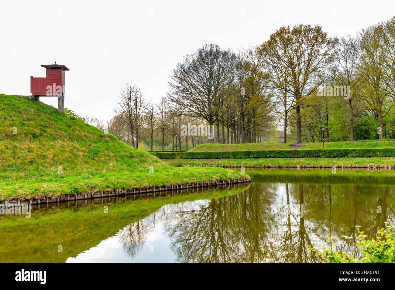 The fortified village of fort bourtange hi-res stock photography and ...