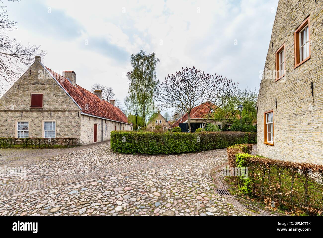 Dutch fortified little village Bourtange in The Netherlands Stock Photo ...