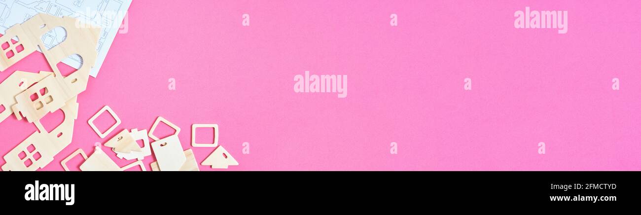 Banner and panorama, details and instructions constructor prefabricated ...