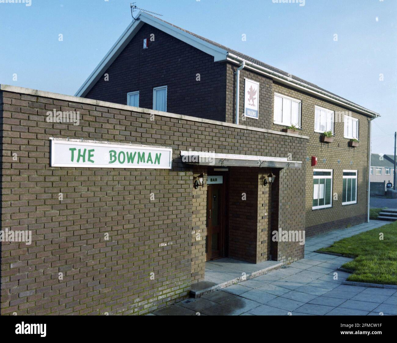The Bowman Pub, Beddau, near Llantrisant, South Wales Stock Photo - Alamy