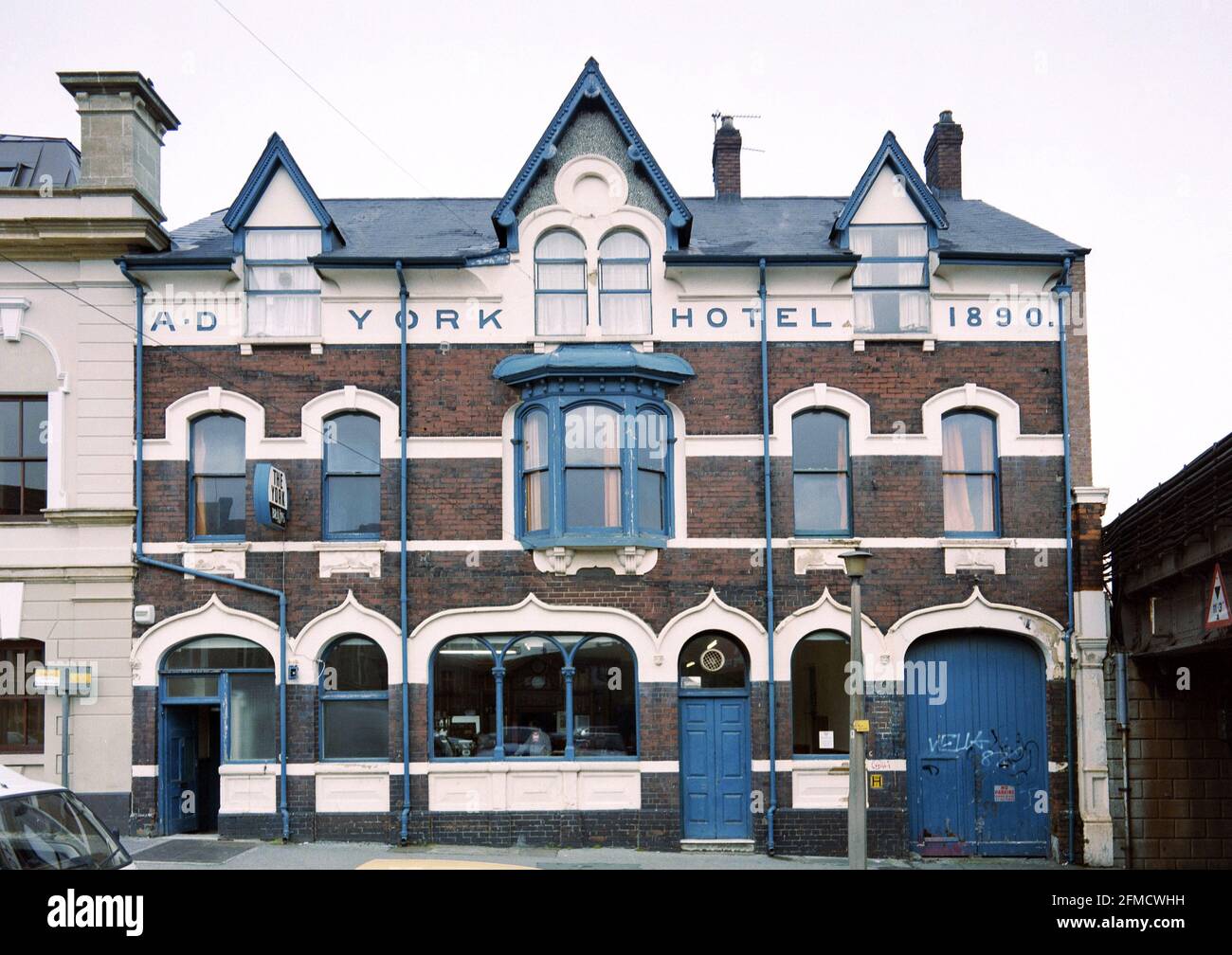 The York Pub, East Canal Wharf, Cardiff, 1989 Stock Photo - Alamy