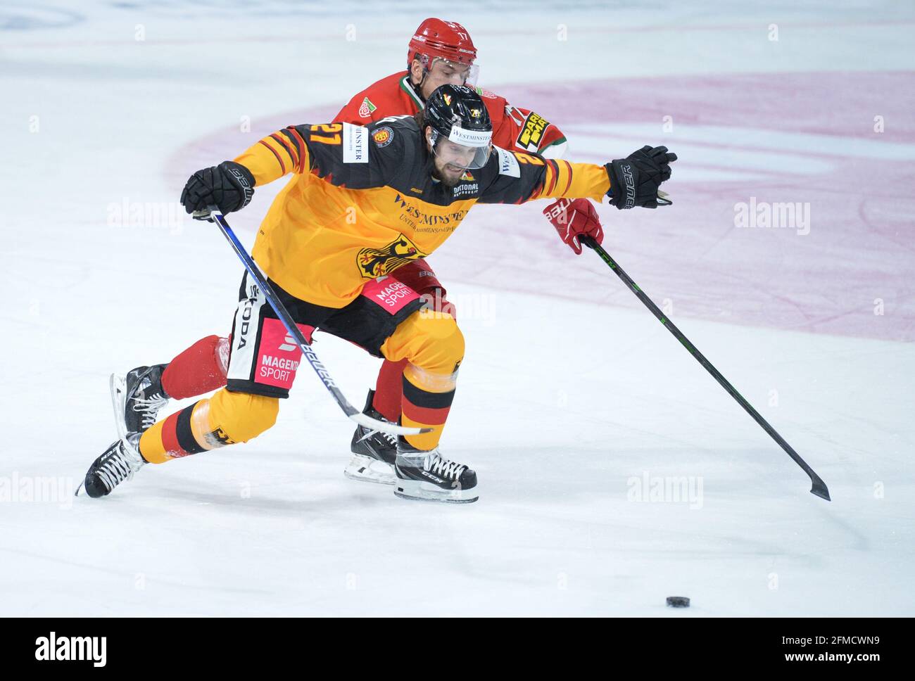 Nuremberg, Germany. 08th May, 2021. Ice hockey: International match ...