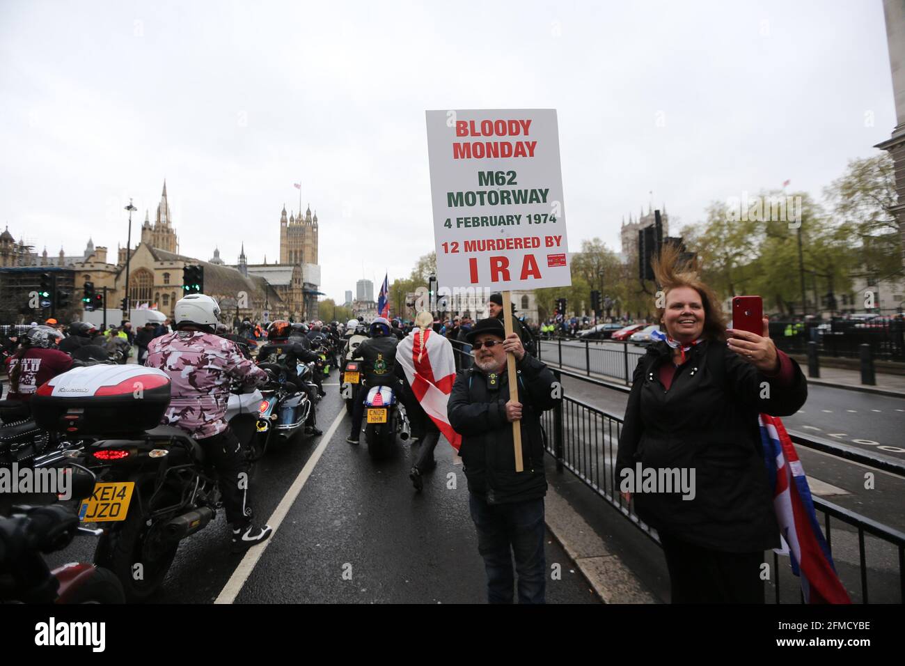 London, England, UK. 8th May, 2021. Protesters staged "Respect our ...