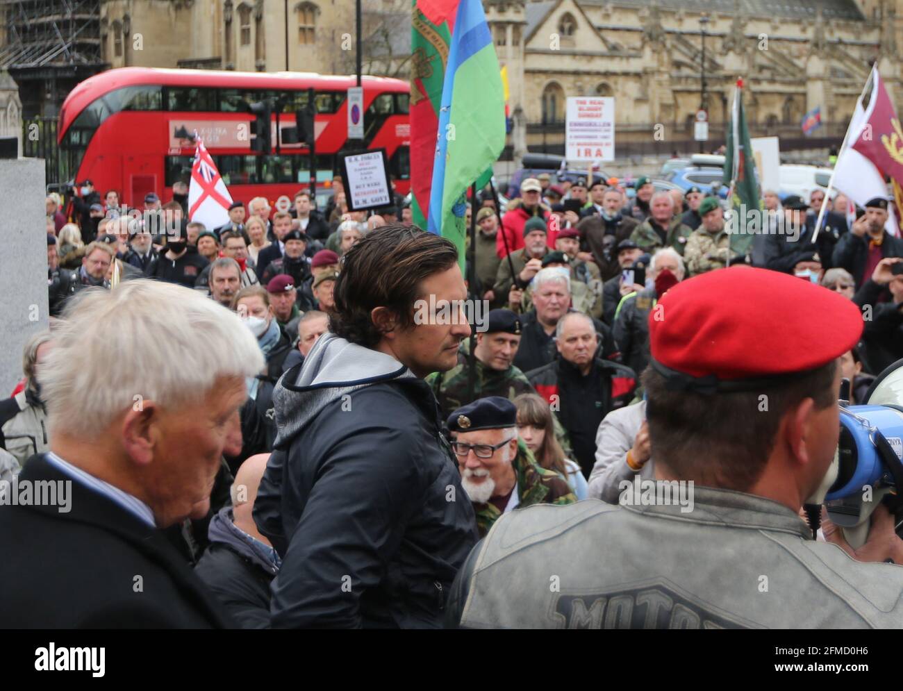 London, England, UK. 8th May, 2021. Protesters staged "Respect our ...