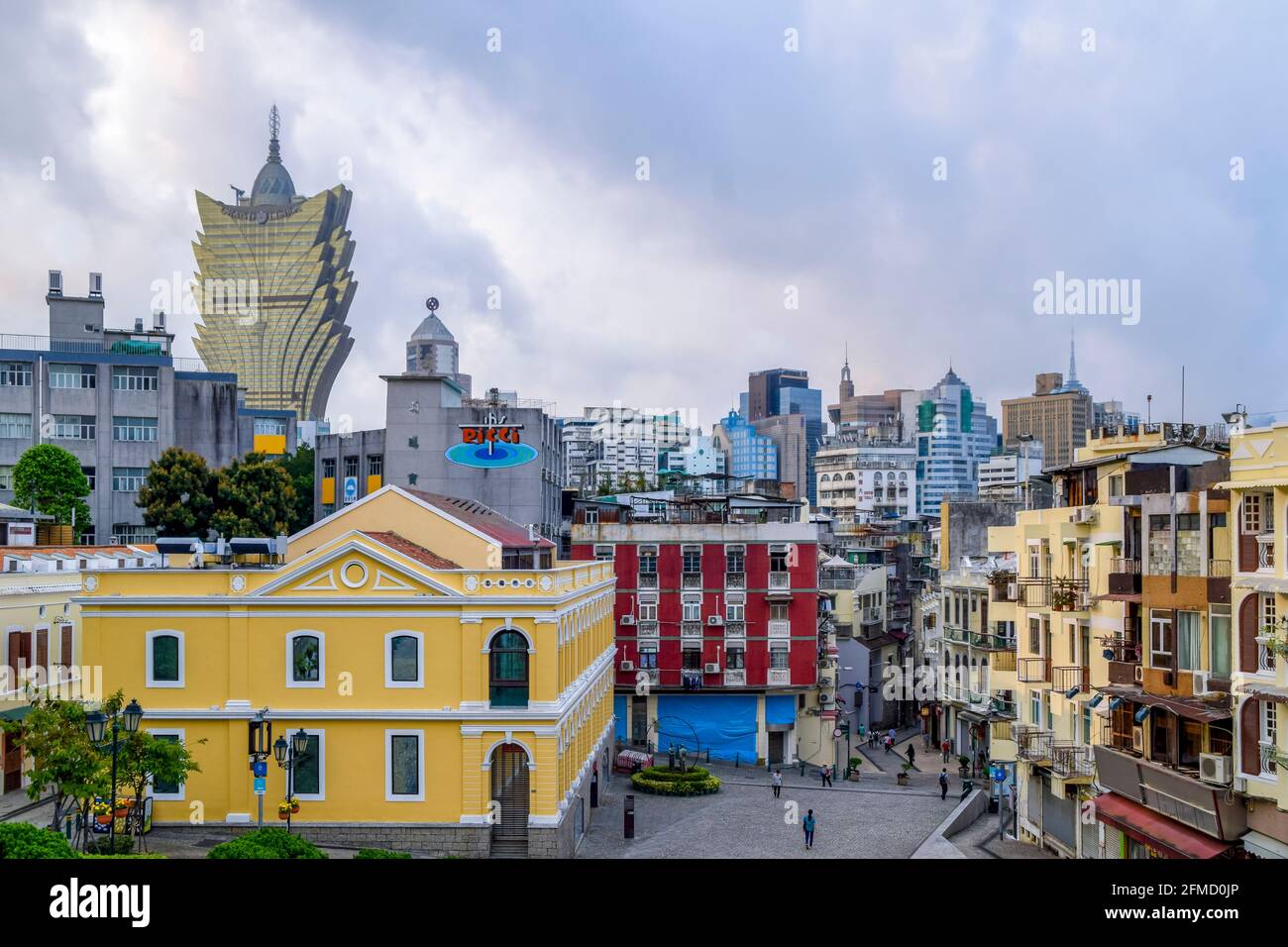 Macao, China - April 2, 2020: Ruins of St. Paul's catholic church built ...