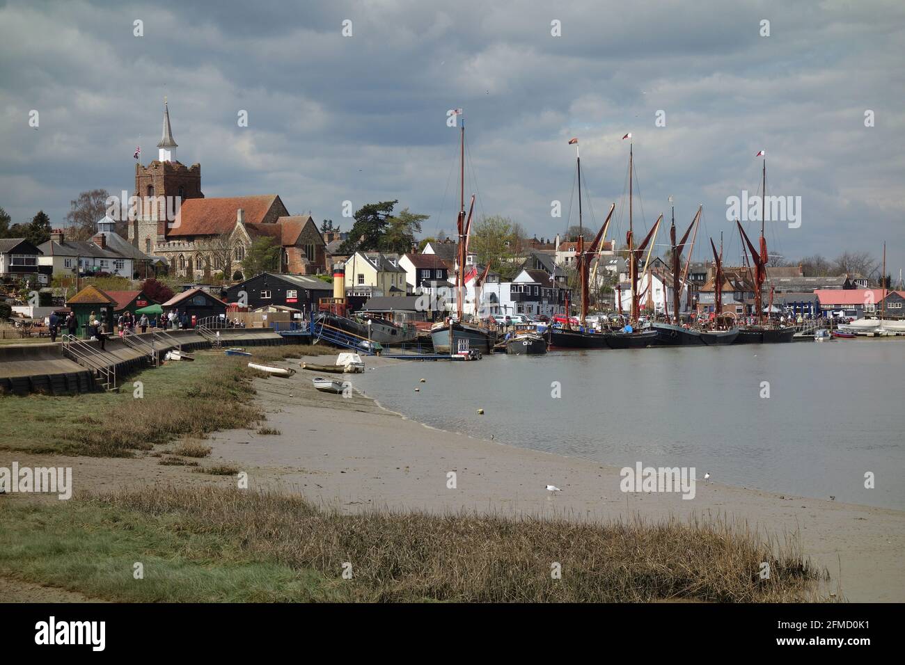 St marys church at the hythe hi-res stock photography and images - Alamy