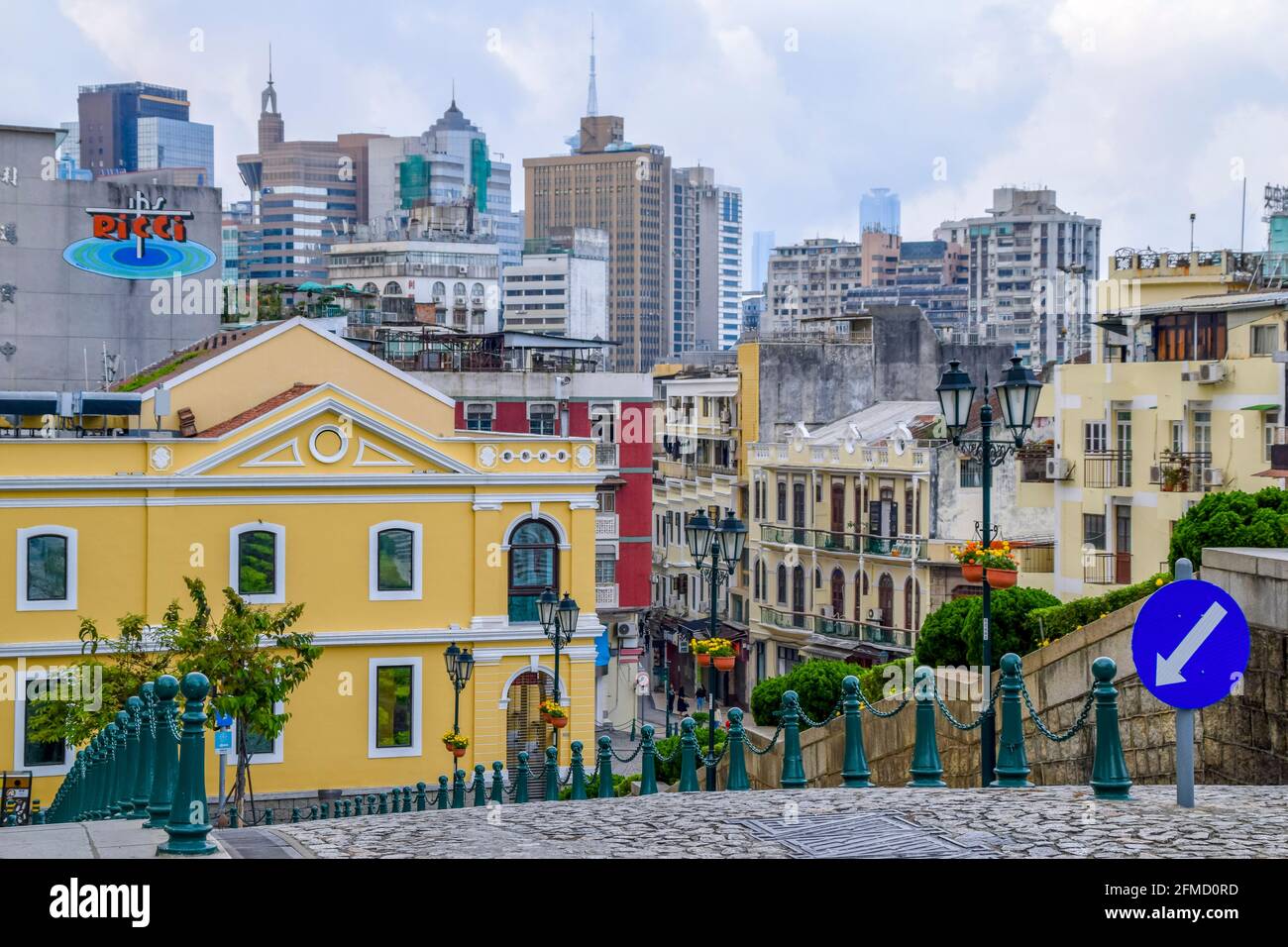 Macao, China - April 2, 2020: Ruins of St. Paul's catholic church built ...