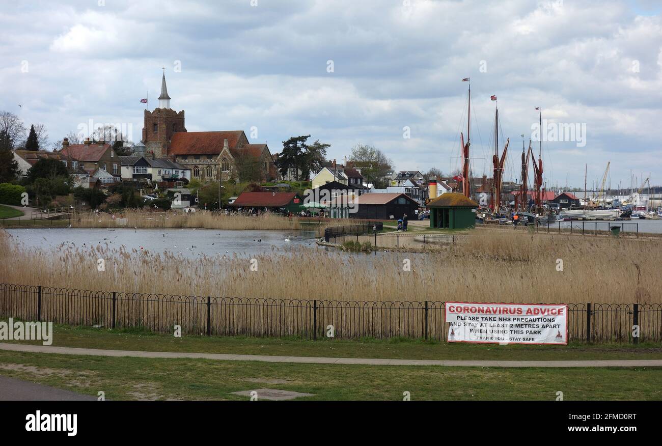 View of the Hythe at Maldon, Essex Stock Photo - Alamy
