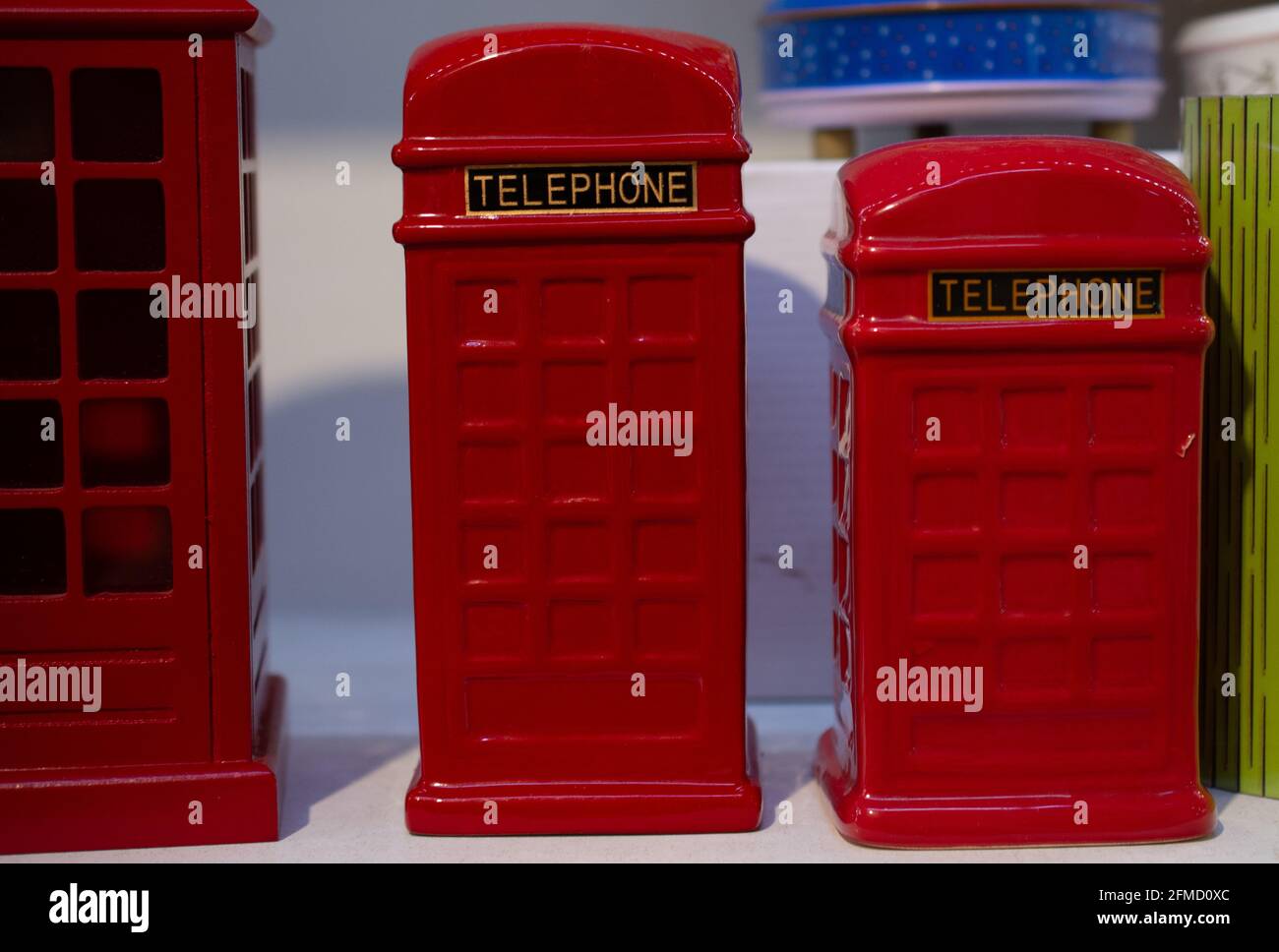 Classical British style Red phone booth of London Stock Photo - Alamy