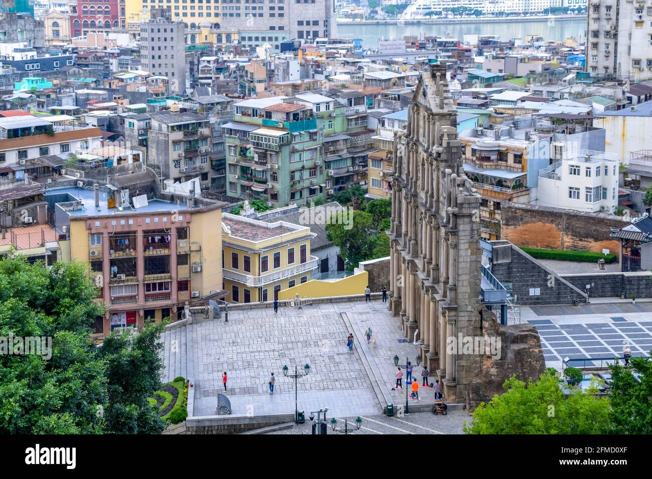 Macao, China - April 2, 2020: Ruins of St. Paul's catholic church built ...