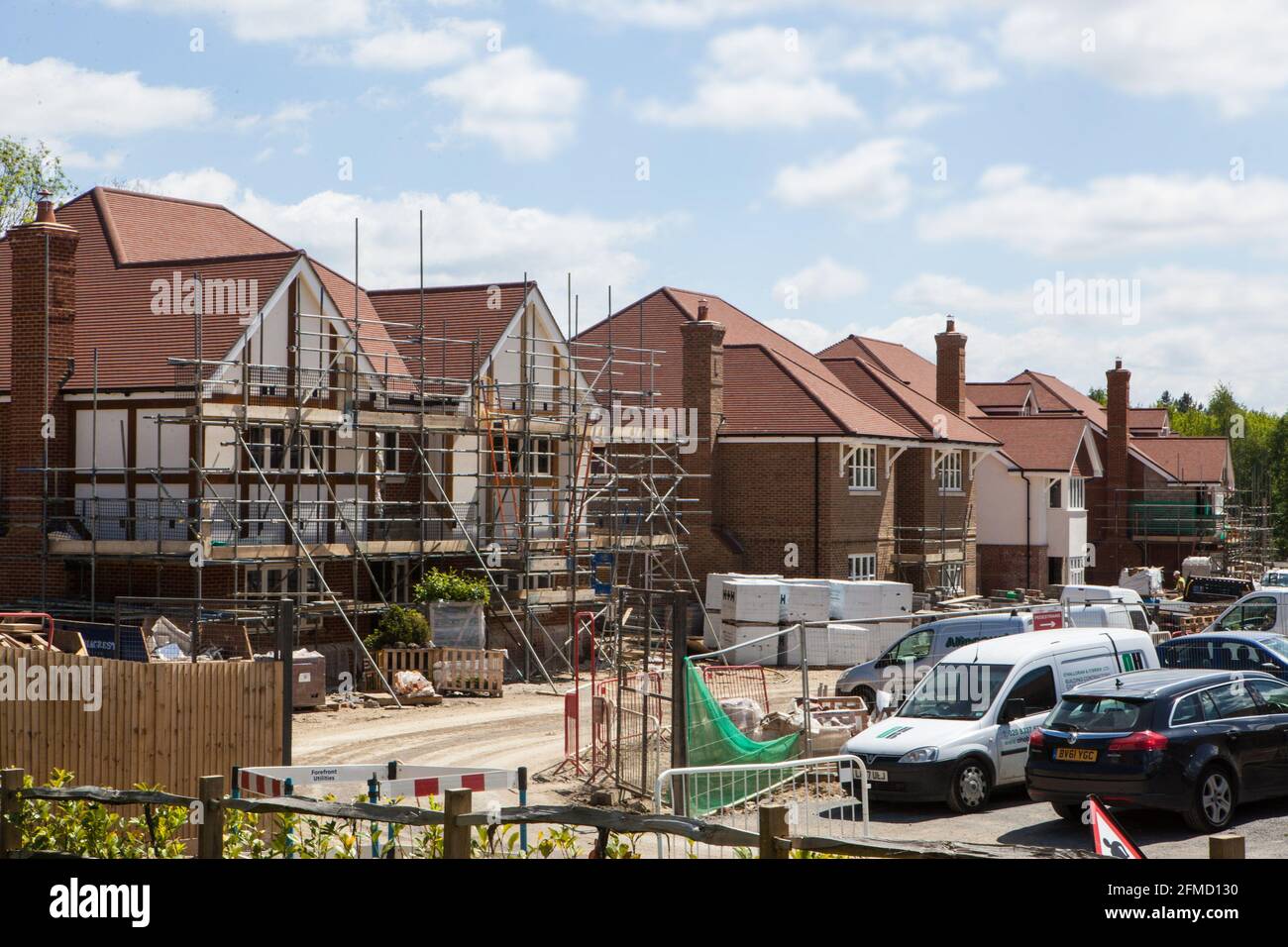 Housebuilding in the UK Stock Photo - Alamy