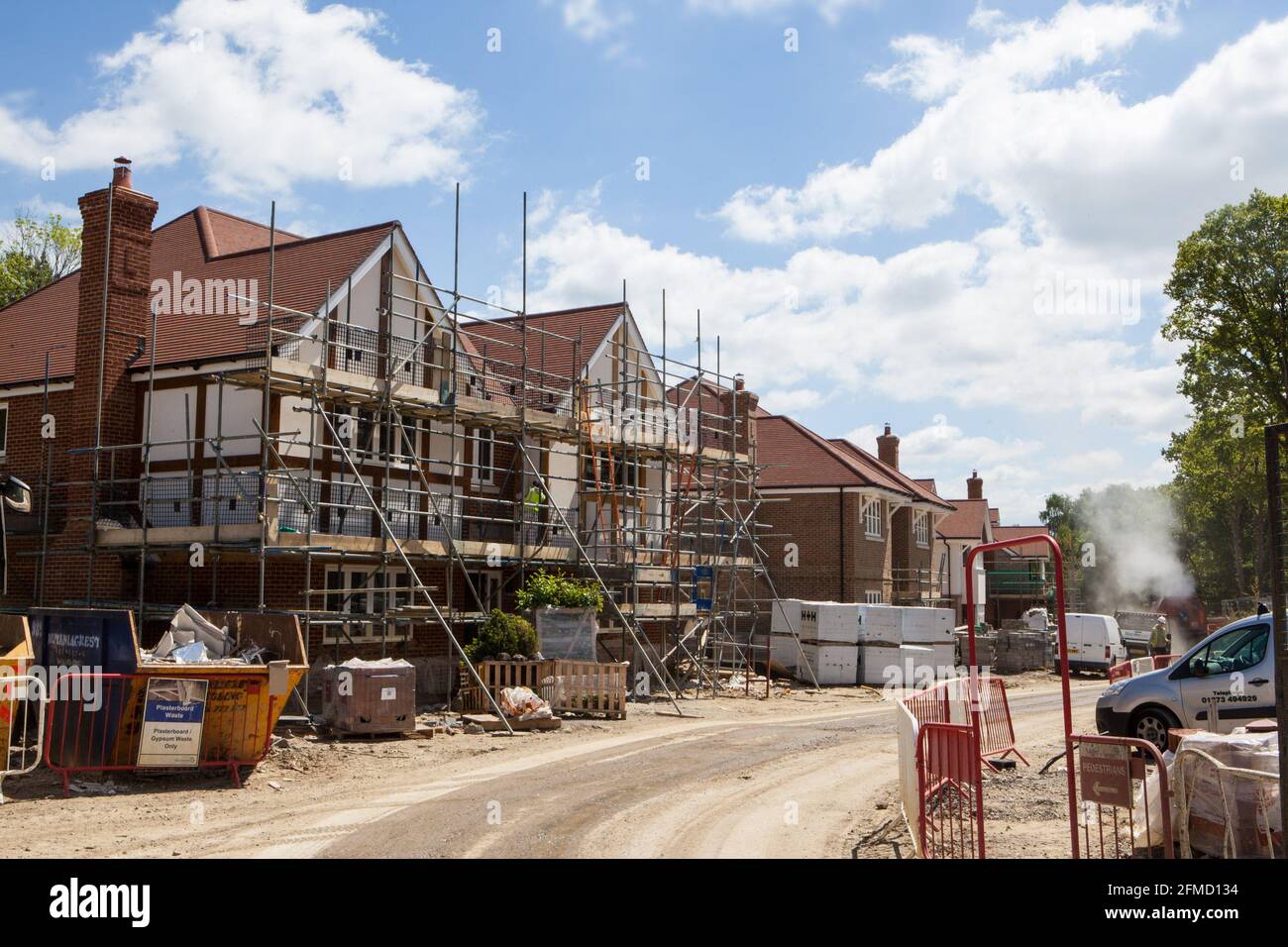 Housebuilding in the UK Stock Photo - Alamy