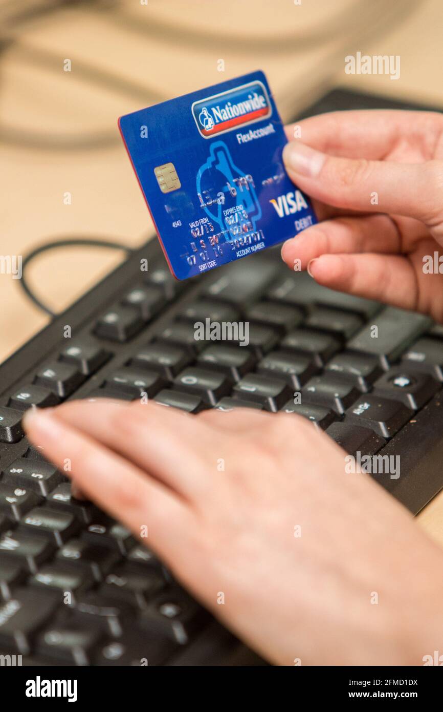Online credit card purchase Stock Photo - Alamy