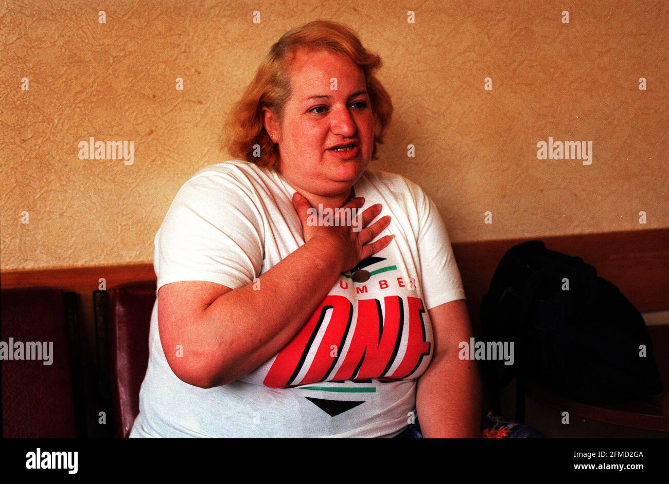 Maria Page whose son Alfie Page received 70% burns after an attack by ...