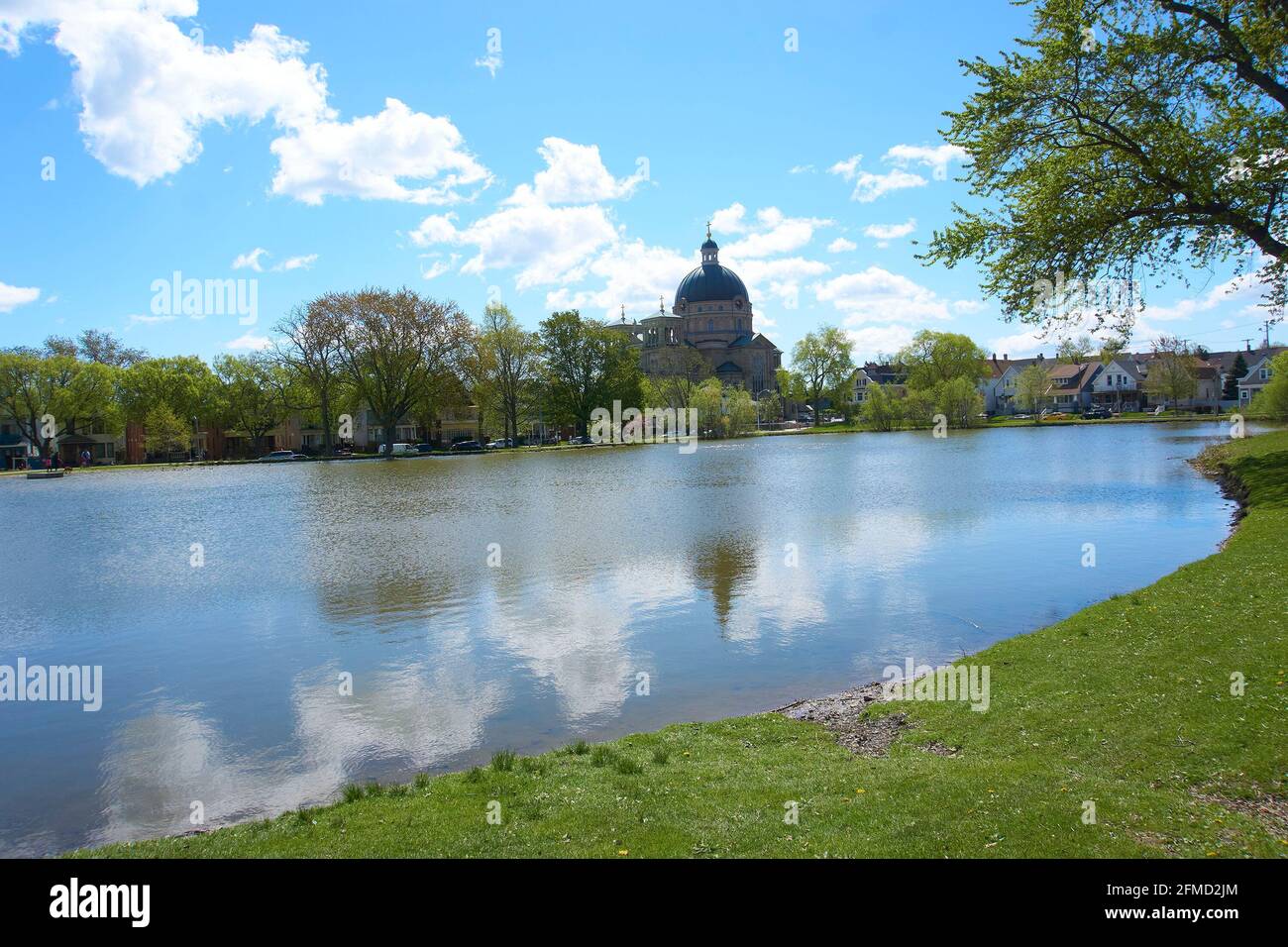Kosciuszko Park in spring, Milwaukee Wisconsin Stock Photo - Alamy