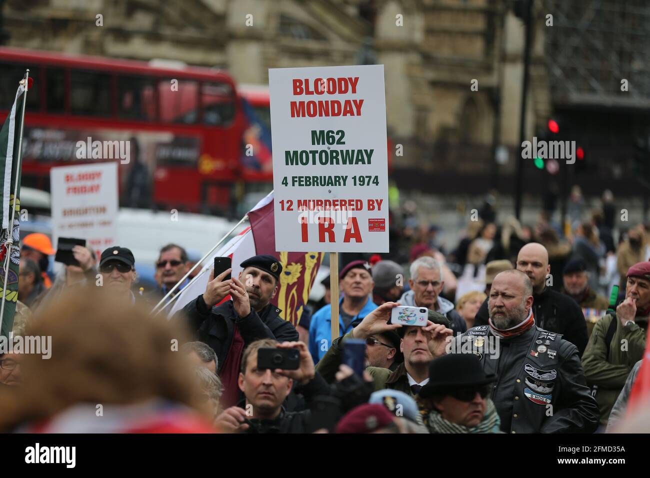 London, England, UK. 8th May, 2021. Protesters staged "Respect our ...