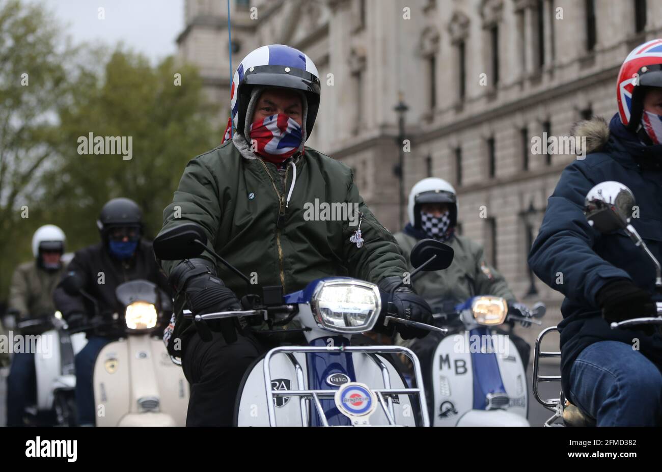 London, England, UK. 8th May, 2021. Protesters staged "Respect our ...