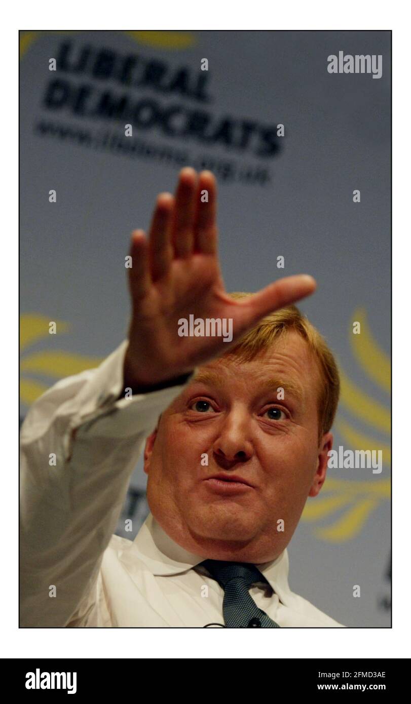 Charles Kennedy during a question and answer session chaired by Simon ...