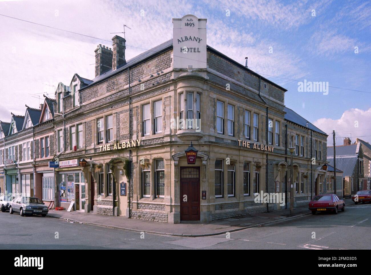 The Albany Pub, Roath, Cardiff, 1989 Stock Photo - Alamy