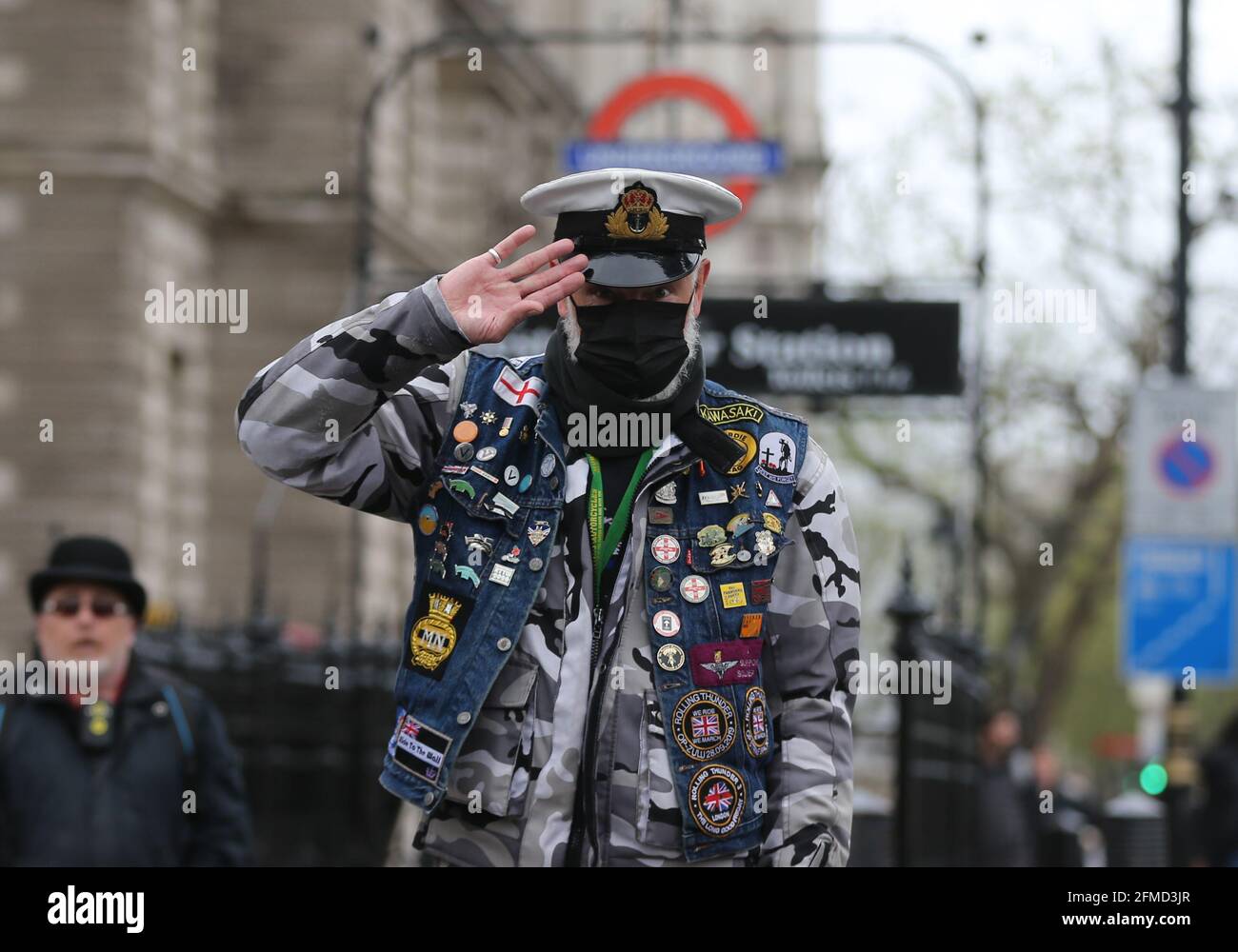 London, England, UK. 8th May, 2021. Protesters staged "Respect our ...