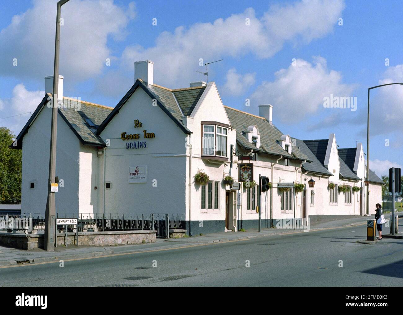 The Cross Inn Pub, Rumney, Cardiff, 1989 Stock Photo - Alamy