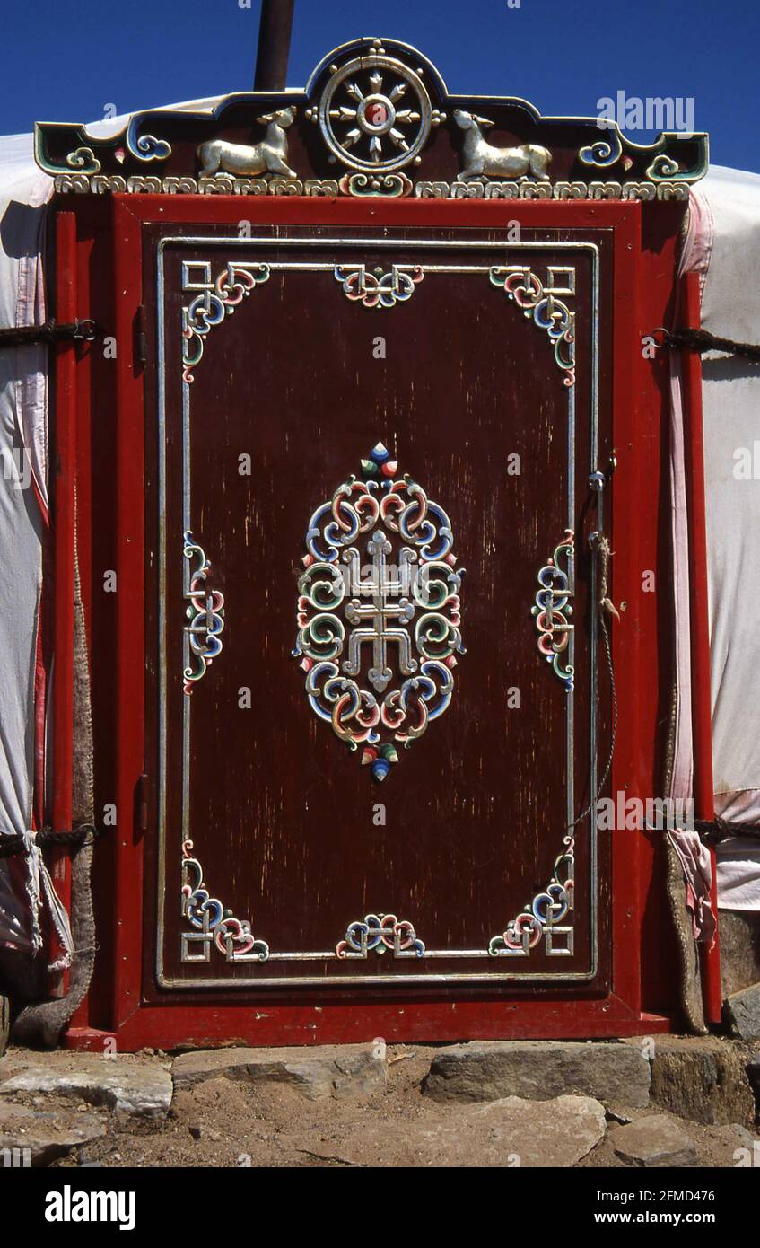 Mongolia Orgon Suvraga Monastery Stock Photo - Alamy