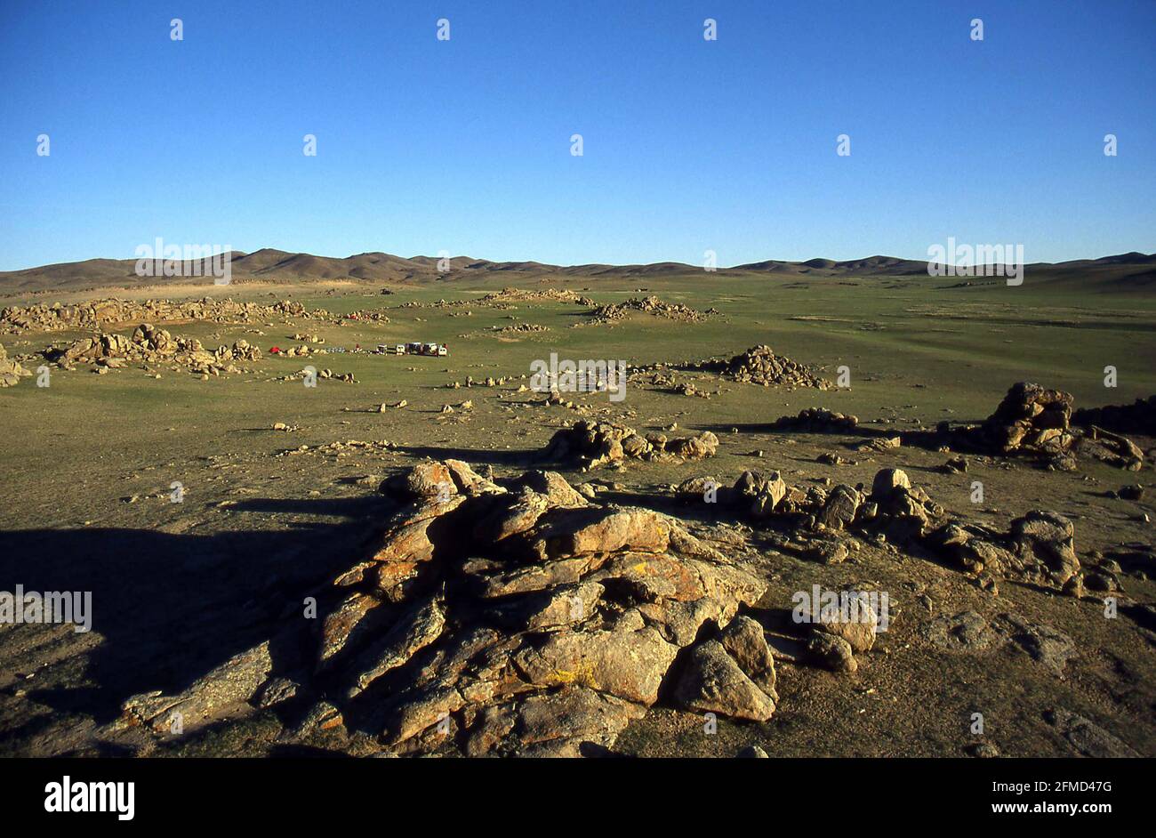 Mongolia the steppe Stock Photo - Alamy
