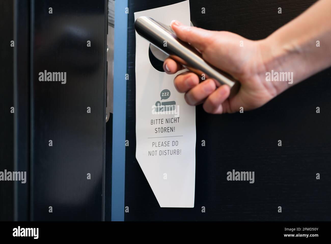 Room service - someone ignore the please do not disturb sign on the ...