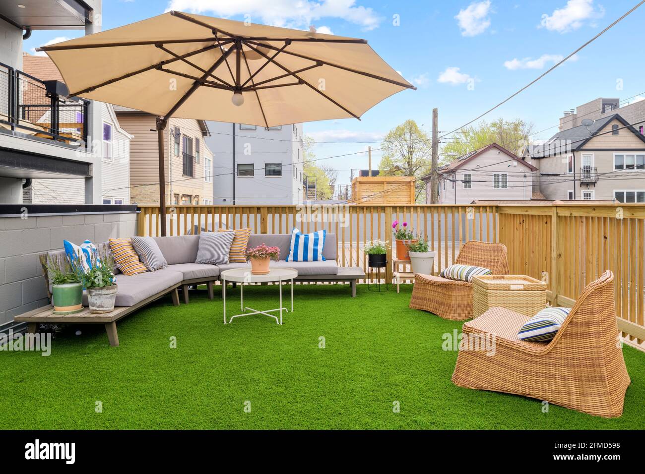 Residential - Exterior Space Stock Photo - Alamy