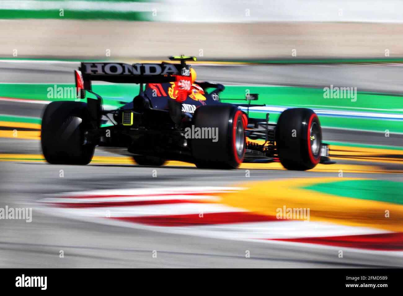 Sergio Perez (MEX) Red Bull Racing RB16B. Spanish Grand Prix, Saturday ...