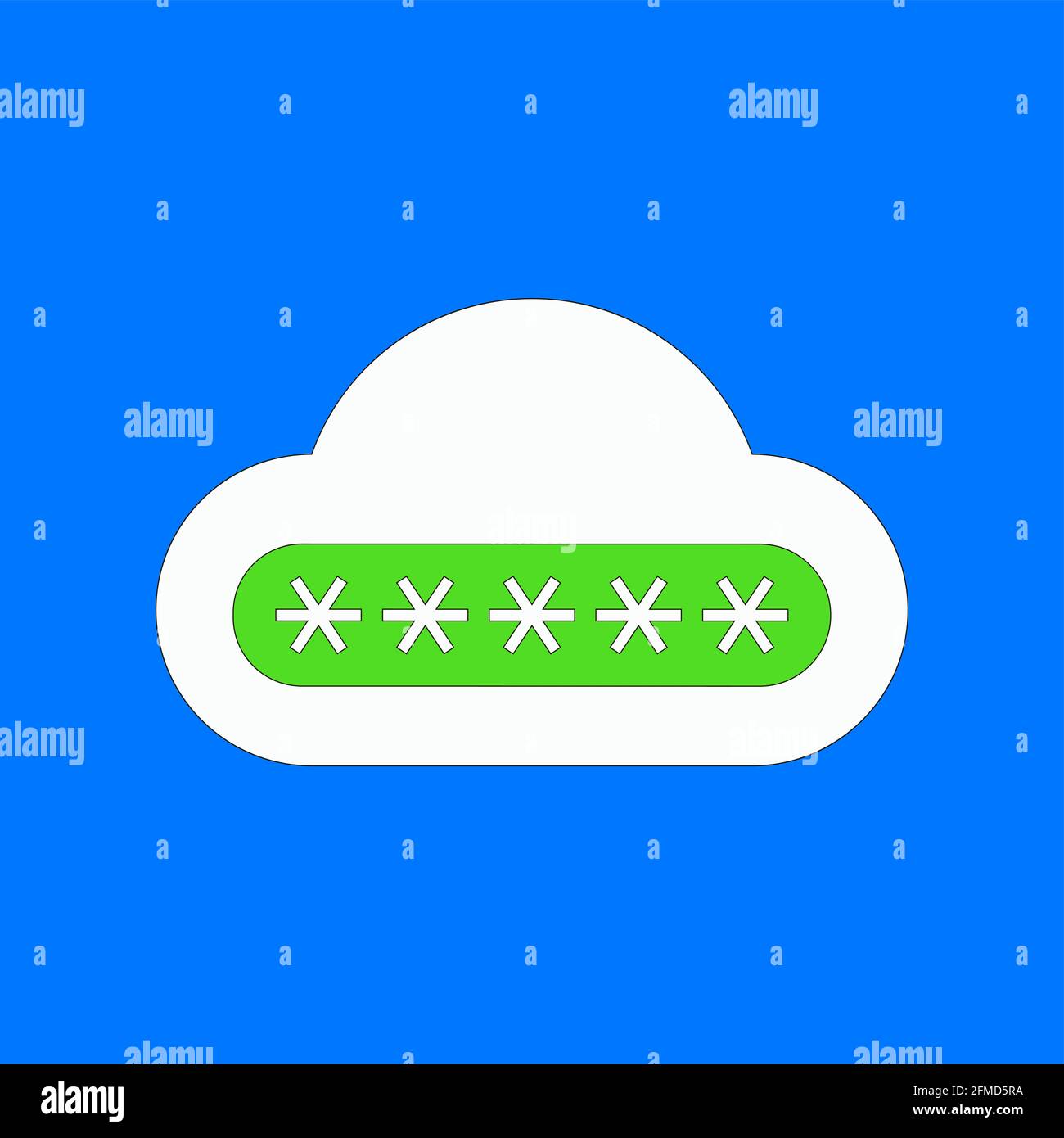 Cyber security password safety key Stock Vector Images - Alamy
